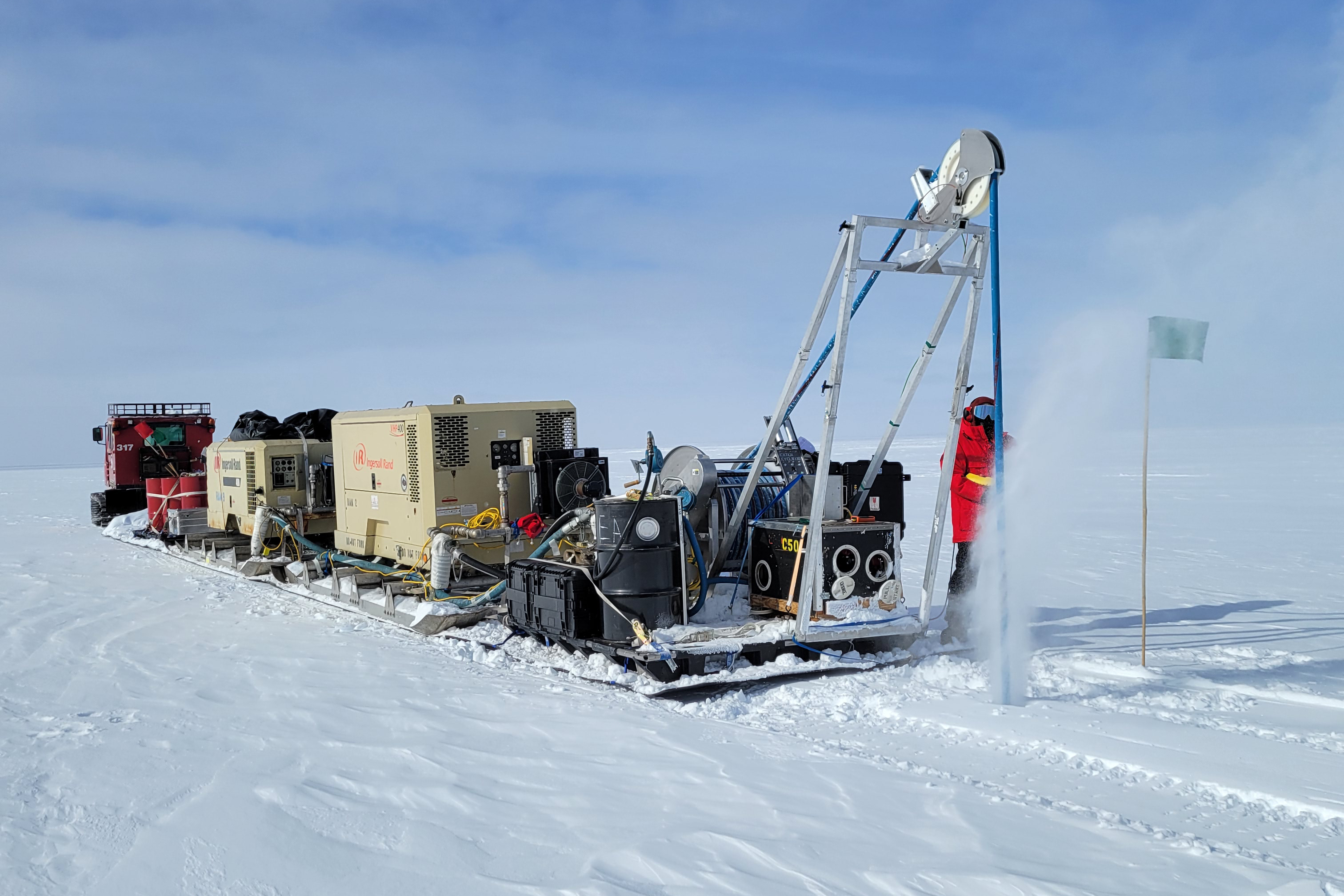Rapid Air Movement Drill | NSF Ice Drilling Program